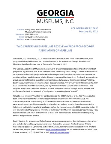 Press Release GMI GAM 2022