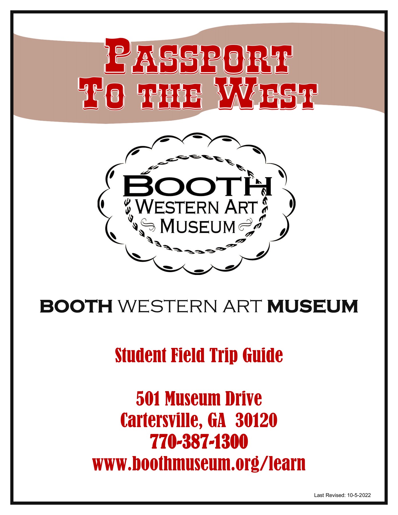 Passport Field Trip Guide 2022 FULL - Booth Western Art Museum - Page 1 ...