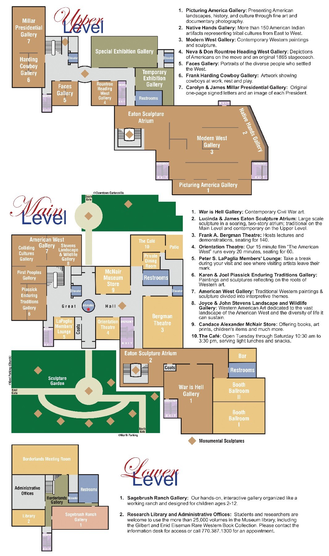 Booth Museum Map 2018 - Booth Western Art Museum - Page 1 | Flip PDF ...