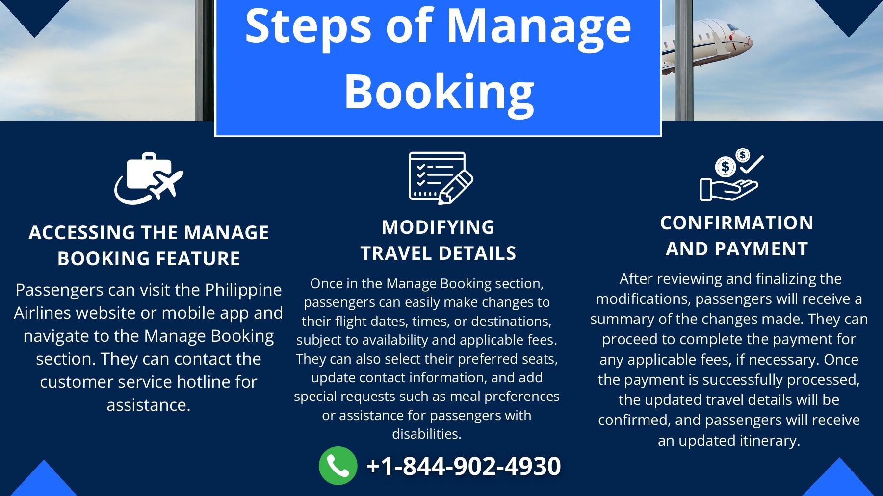 Process of Manage your flight booking on Philippine Airlines ...