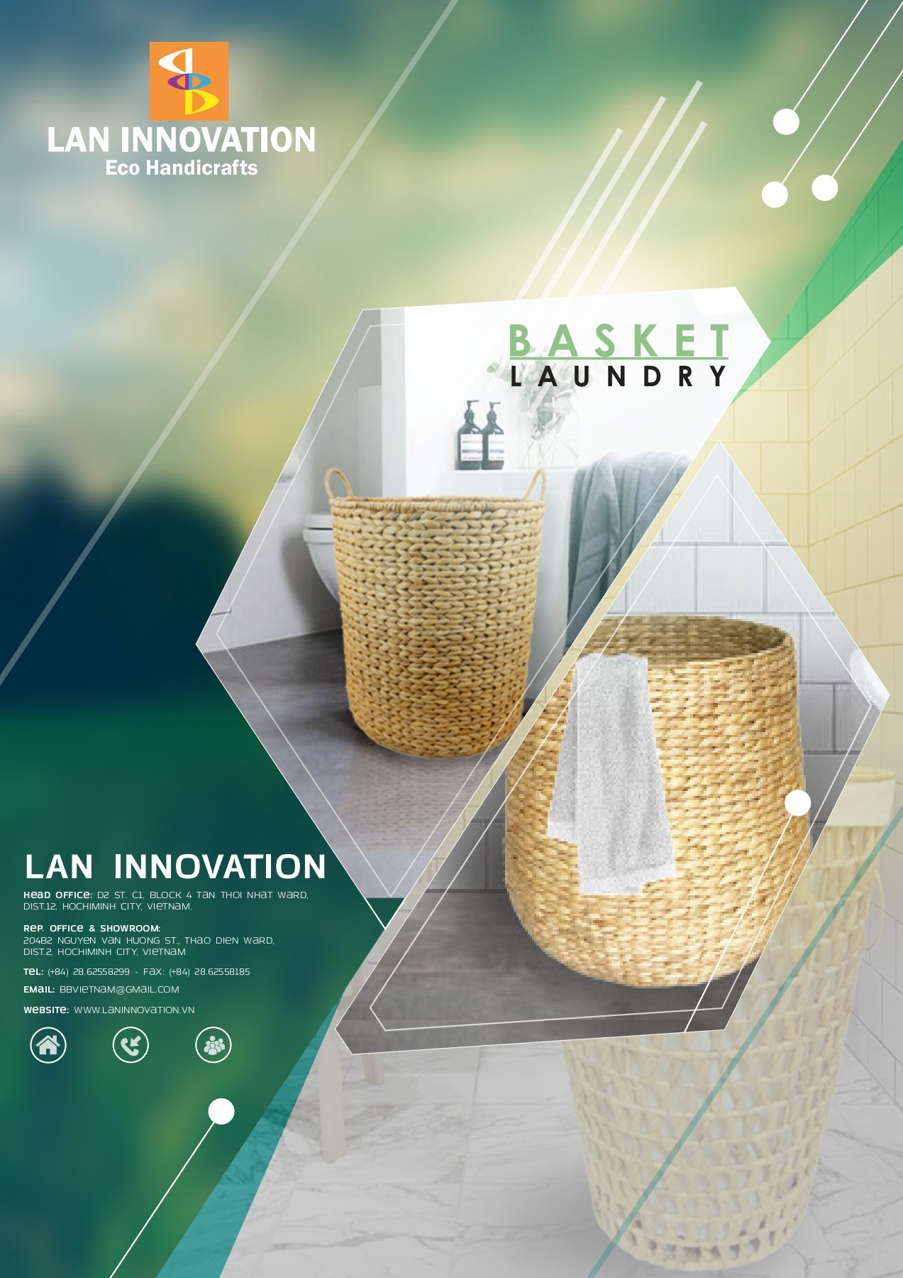 Basket laundry online - HANDMADE PRODUCTS - LAN INNOVATION CO., LTD ...