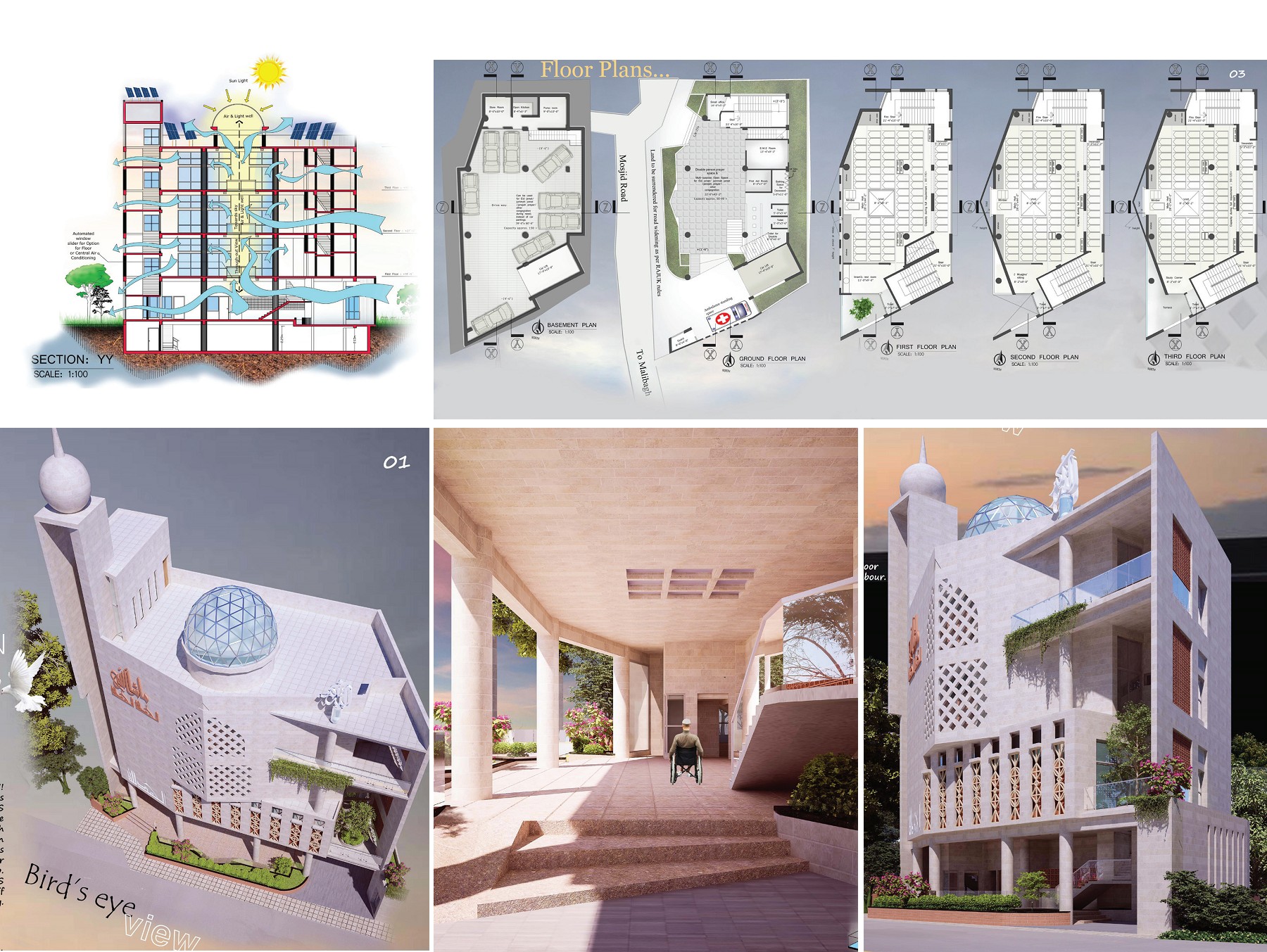 Baganbari Mosque Design Competition Publication - Alvi Muhtasim - Page ...