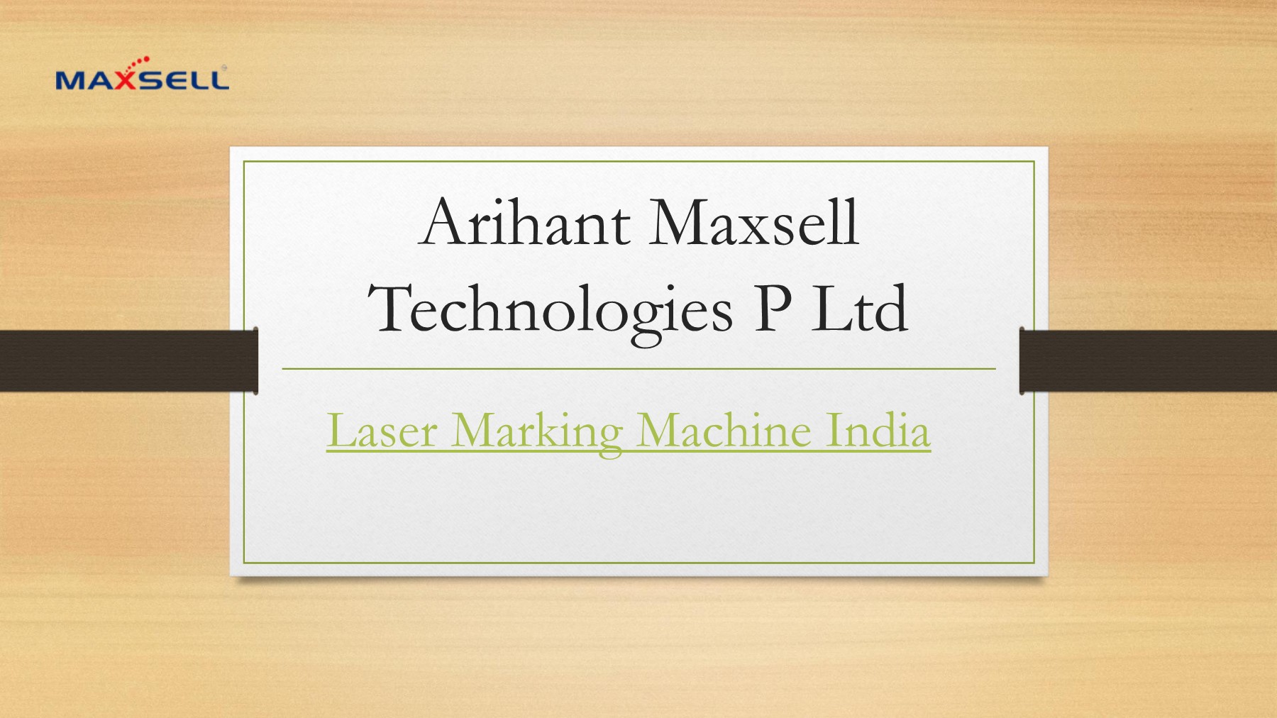 Laser Marking Machine India | Maxsell.co - arihantmaxselltechpltd ...