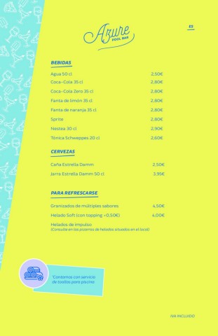 Azure Pool Bar 1 - L'AZURE hotel_ES