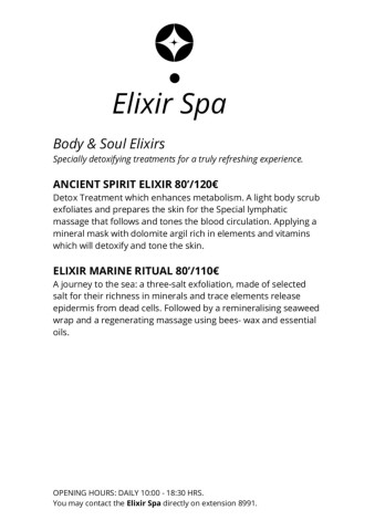 DB OPENING BROCHURE_Elixir Spa ENG 2023 - Grecotel - Page 1 - 9 | Flip PDF Online | PubHTML5