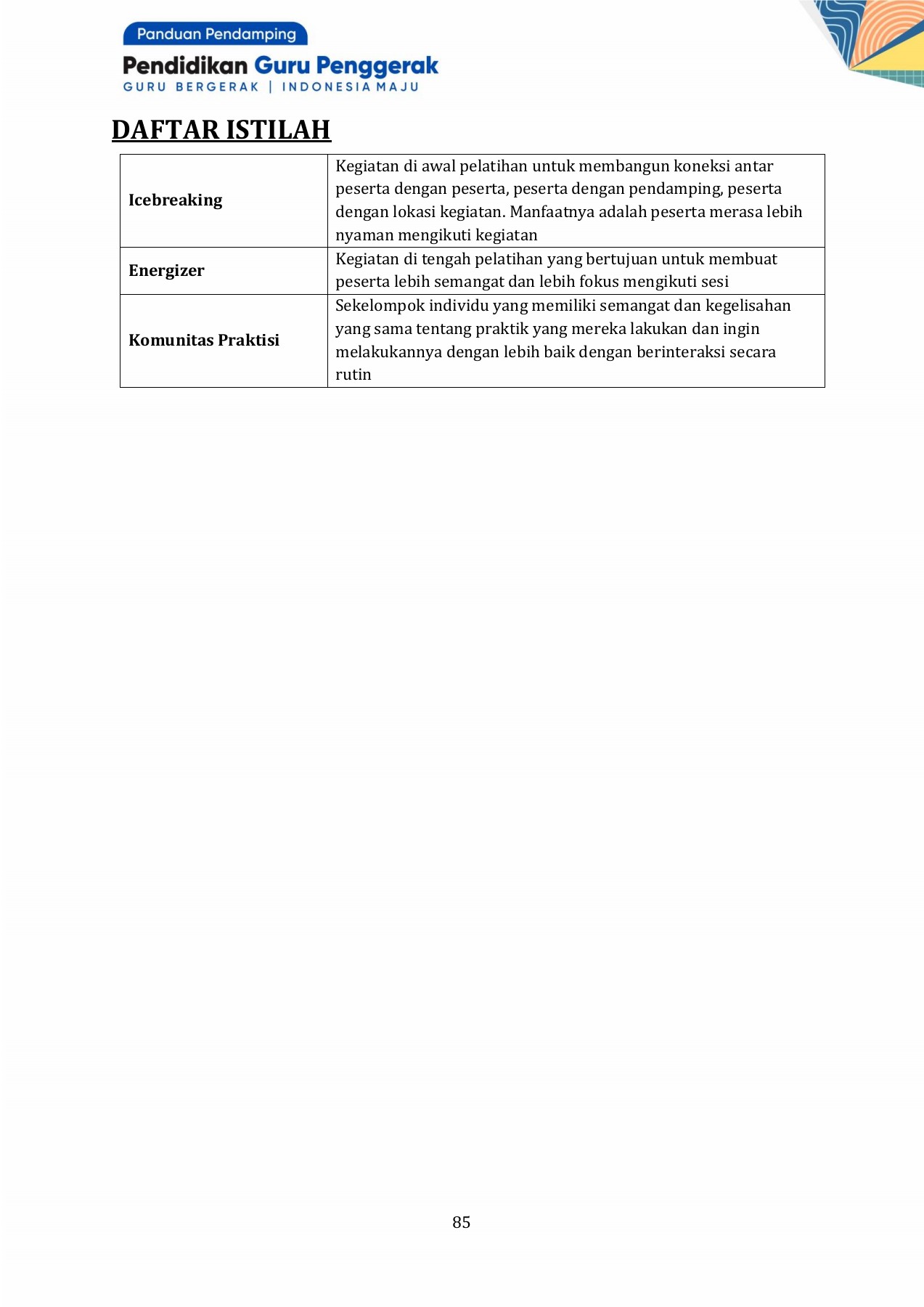 Buku Panduan Pendampingan Pendidikan Guru Penggerak - SMA Negeri 1 Labuhanhaji - Kaca 90 | PDF ...