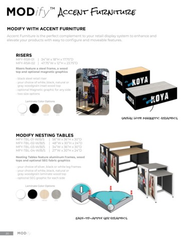 SEG Systems | MODify™ Retail Merchandising Systems Accessories and ...