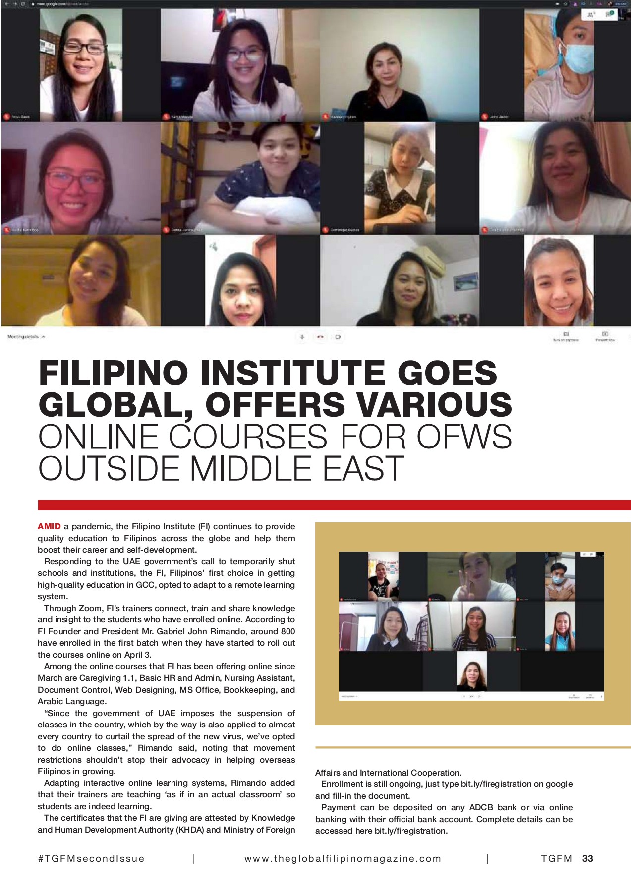 The Global Filipino Magazine - Vol. 1 - Issue 2 - filipinoinstitute ...