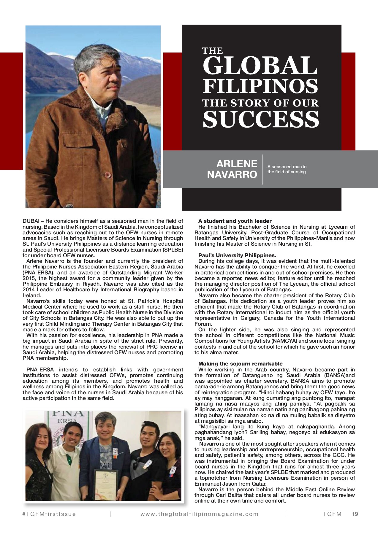 The Global Filipino Magazine - Vol. 1 - Issue 1 - filipinoinstitute ...