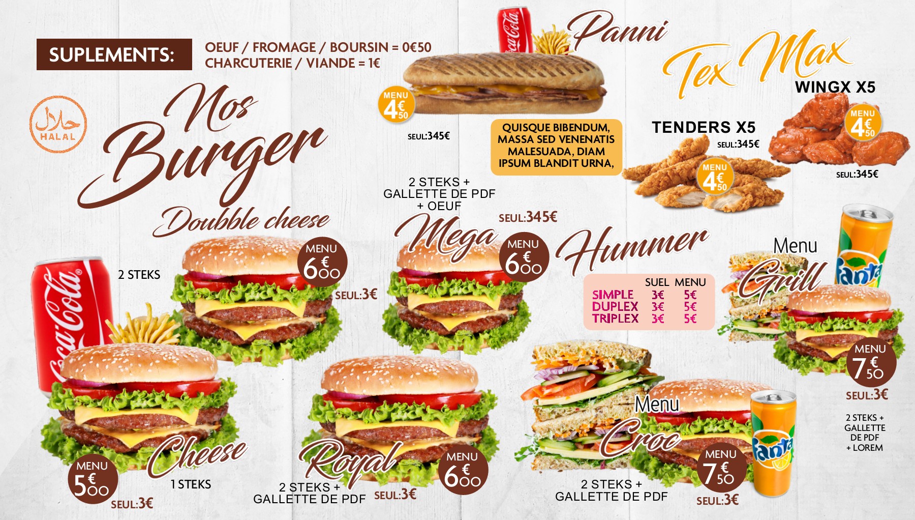 Food Menu Card Design - Mahbub Alam Ovi - Page 1 - 4 | Flip PDF Online ...