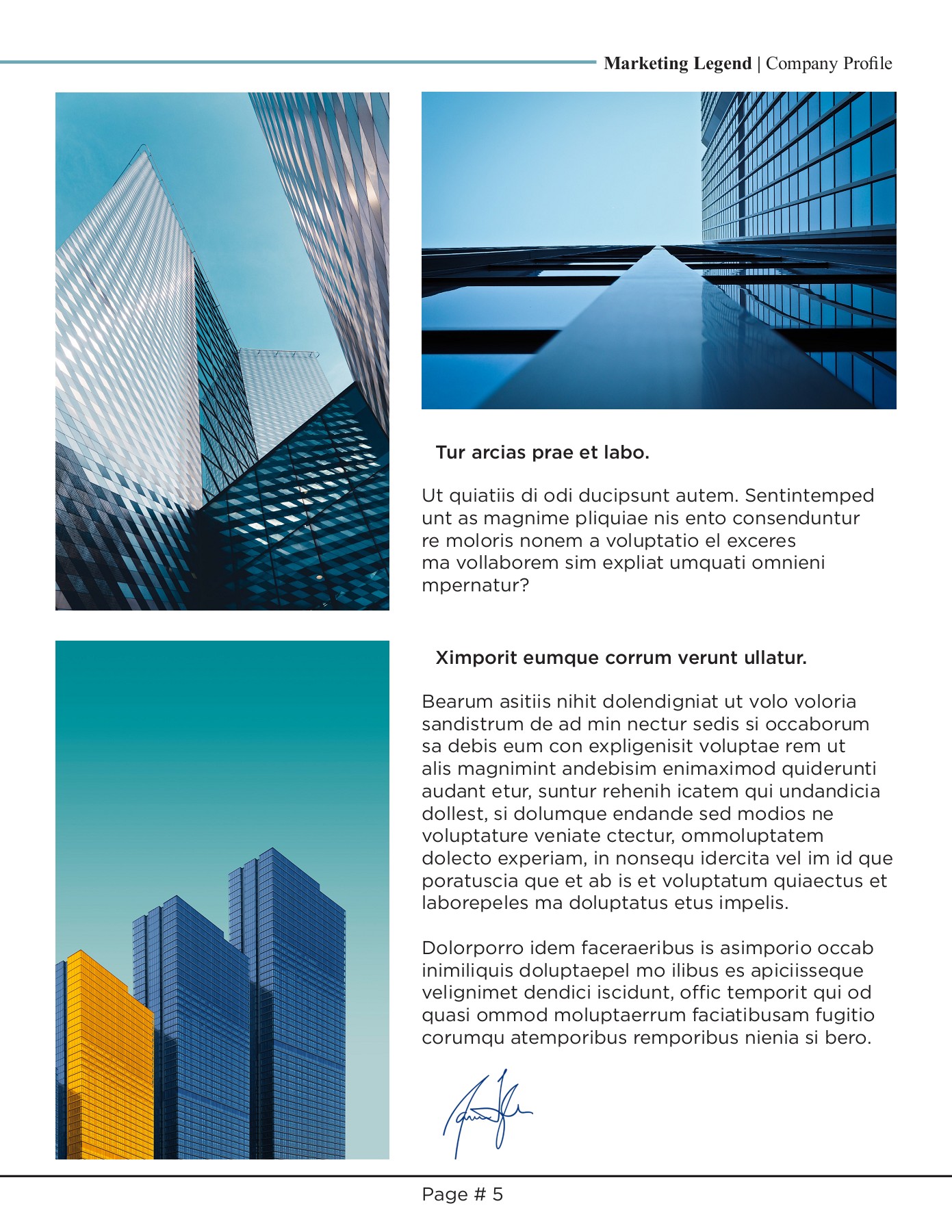 Company Profile Template Project - Mahbub Alam Ovi - Page 5 | Flip PDF ...