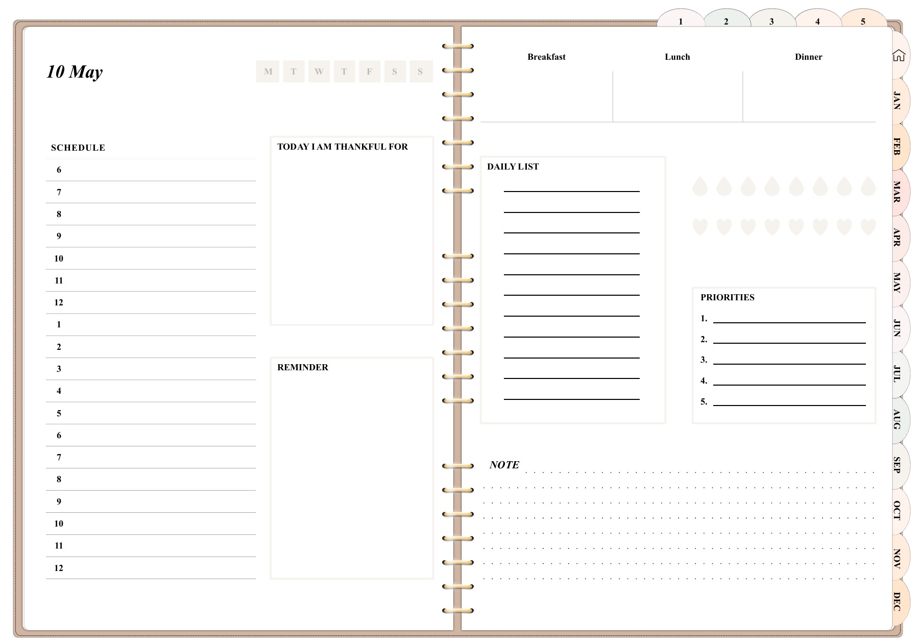 Digital Daily Planner - Hyperlink Planner - Mahbub Alam Ovi - Page 224 ...