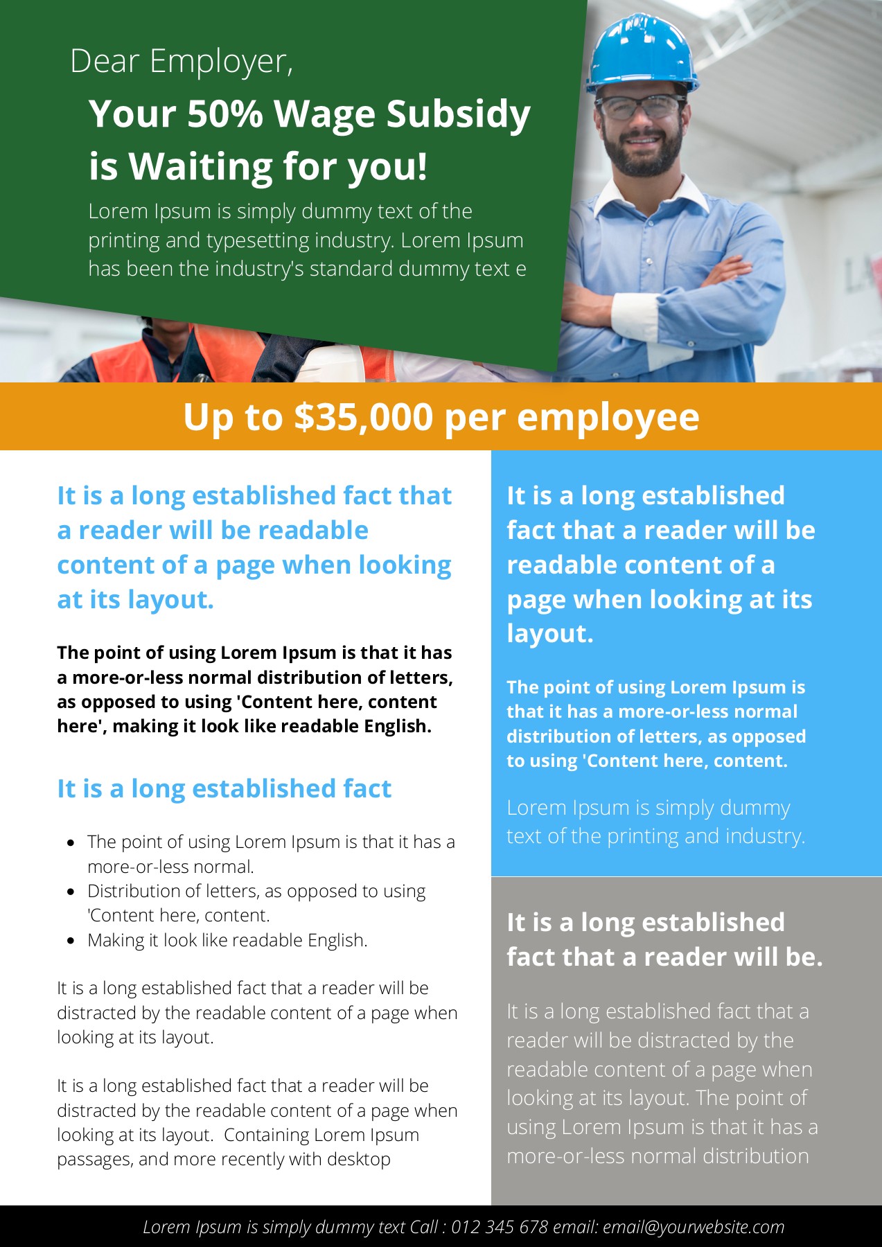 One Pager Brochure Design - Mahbub Alam Ovi - Page 1 - 1 | Flip PDF ...