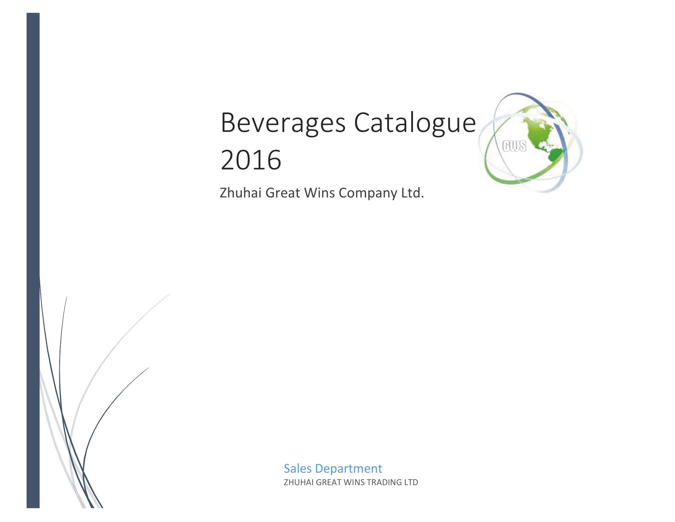 Beverages Catalogue 2016 - liu.89 - Page 1 - 9 | Flip PDF Online | PubHTML5