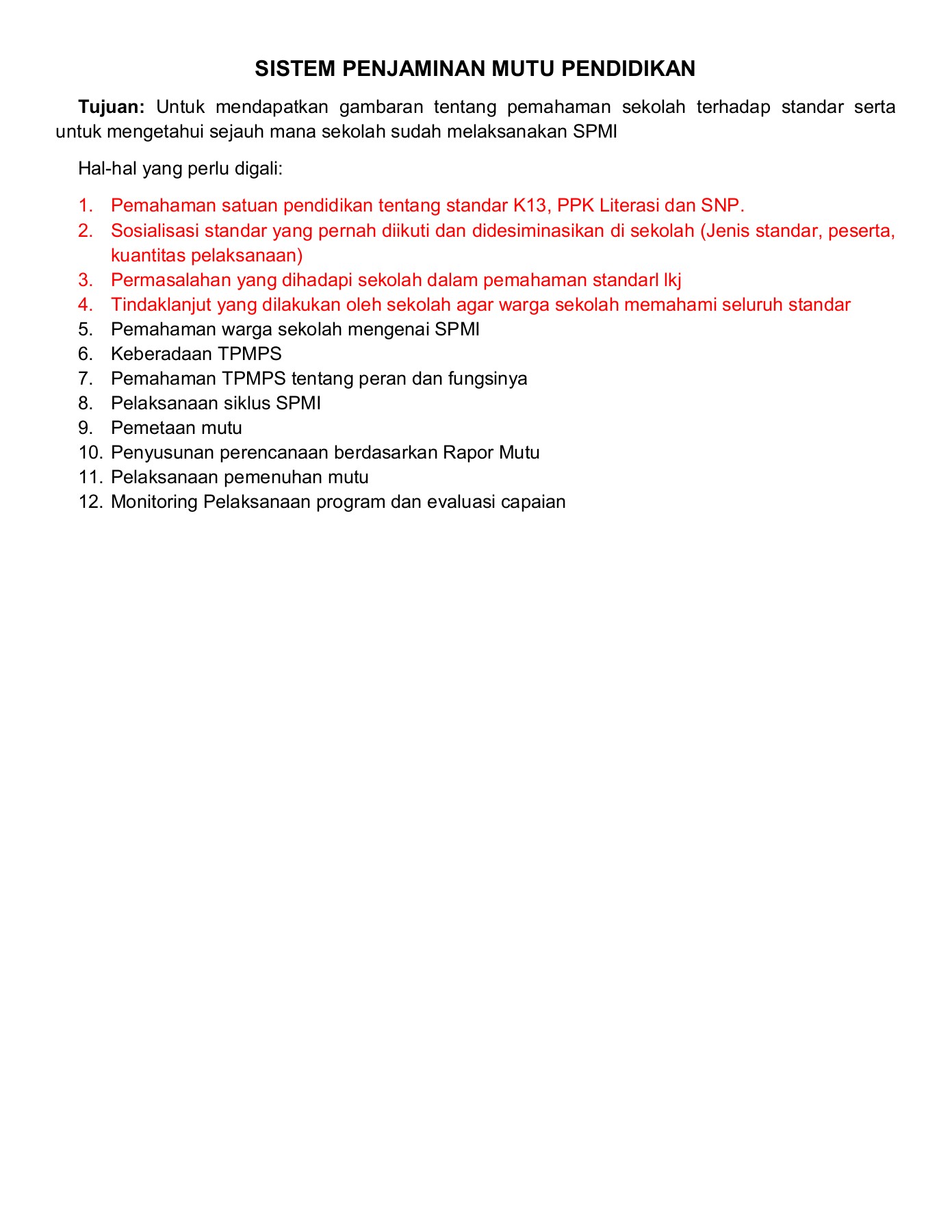 Panduan Pengisian Instrumen Supervisi - afandi23.af - Halaman 3 | PDF Online | PubHTML5