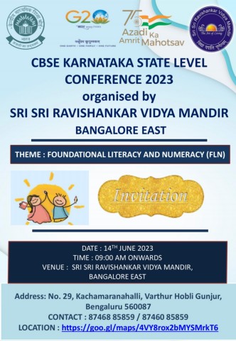 CBSE KARNATAKA STATE LEVEL CONFERENCE