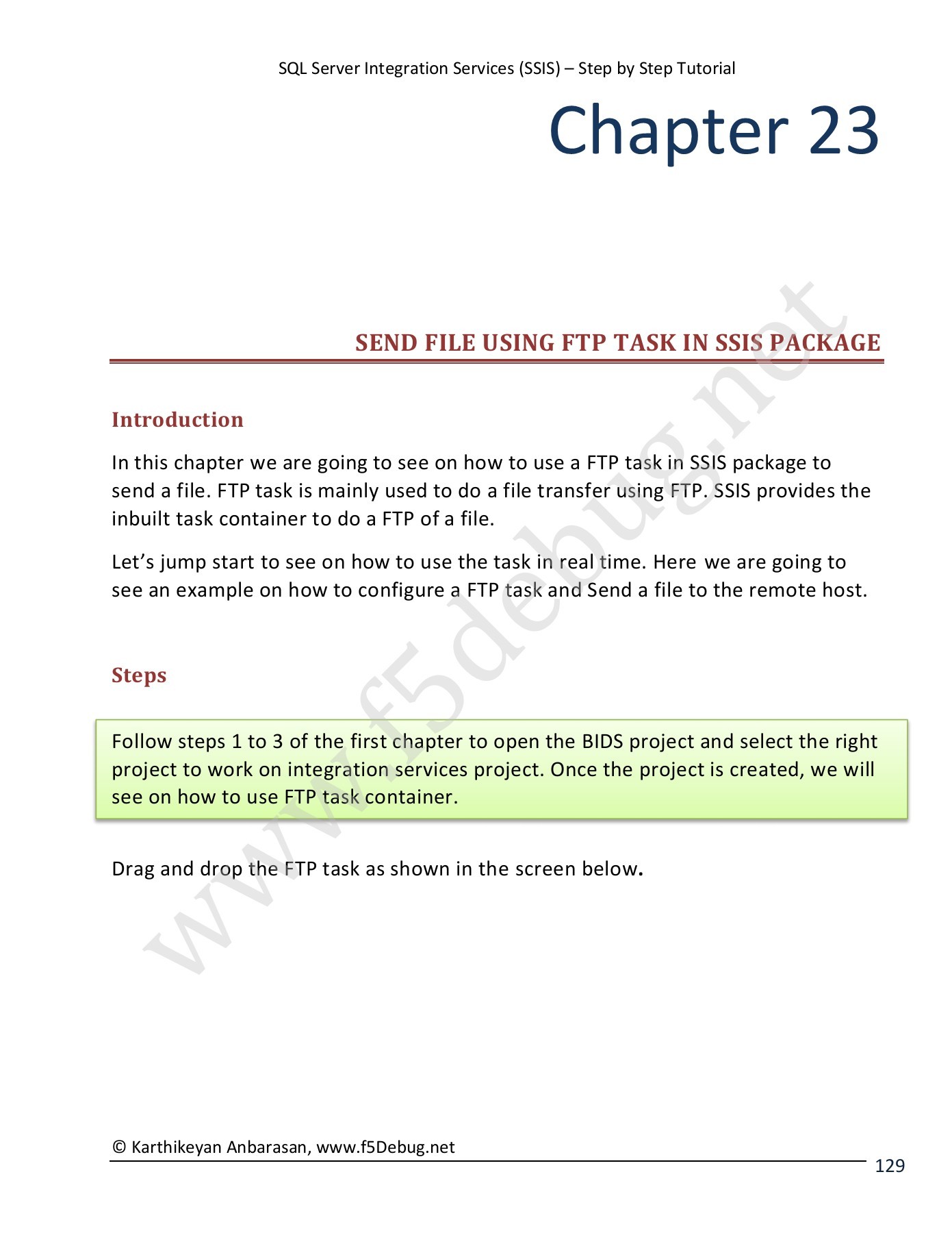 SSIS Integration - gangakaveri - Page 130 | Flip PDF Online | PubHTML5