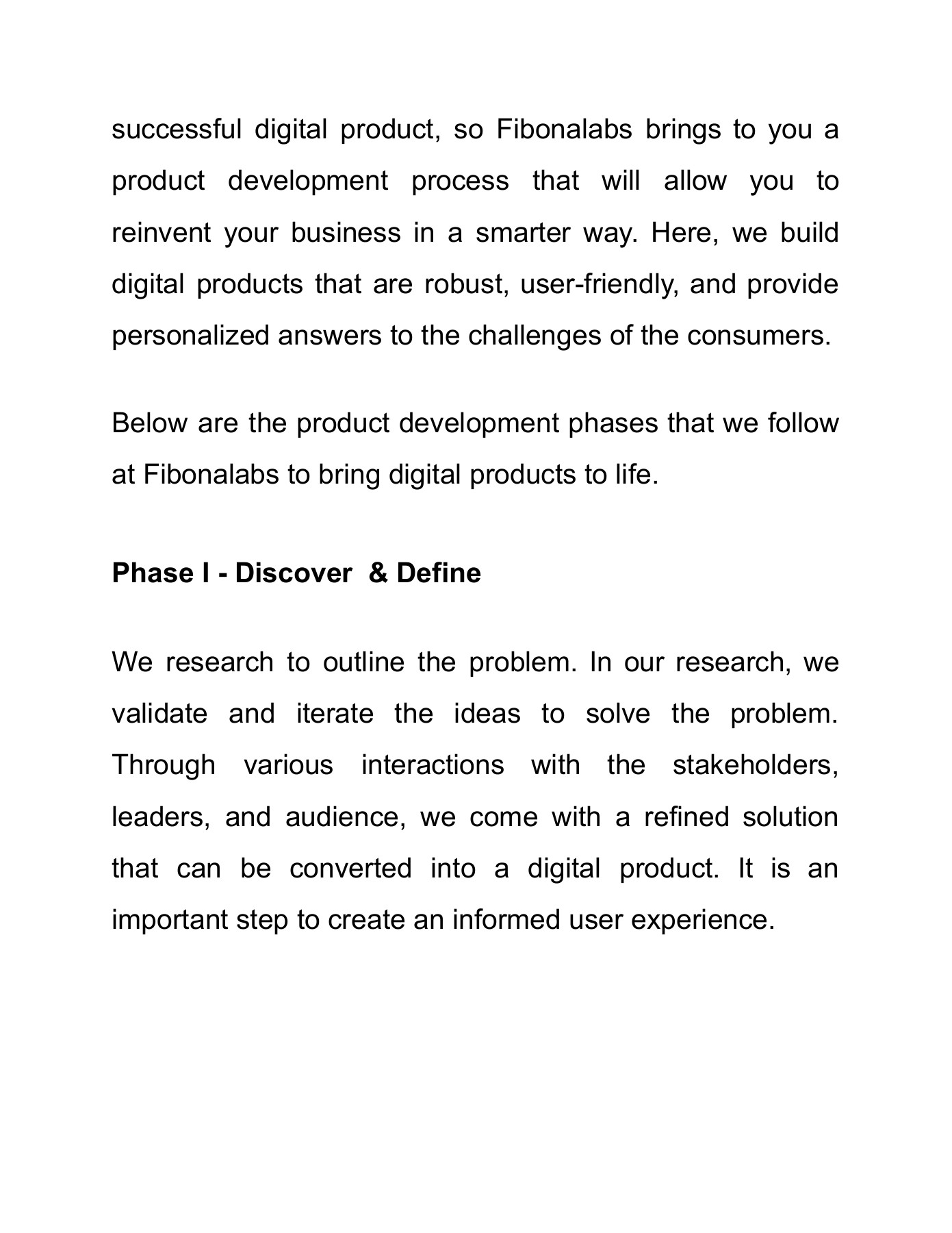 Digital Product Development Process for Resilient Products - Fibonalabs ...