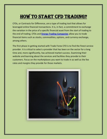 How To Start CFD Trading - CWG Martrks - Page 1 - 3 | Flip PDF Online ...