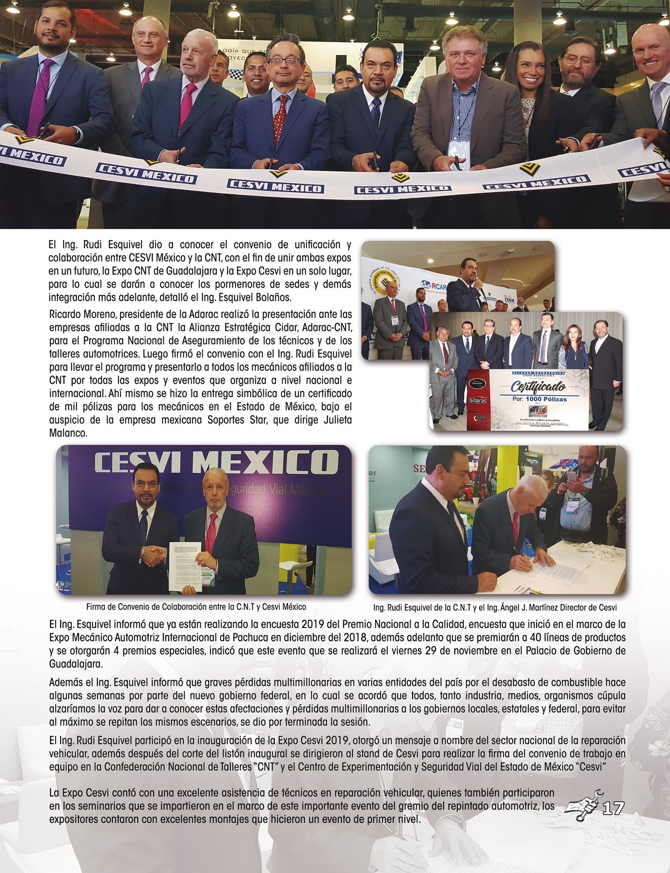 Revista S.A.I Sector Automotriz Informa Mayo 2019 - Hans Esquivel ...
