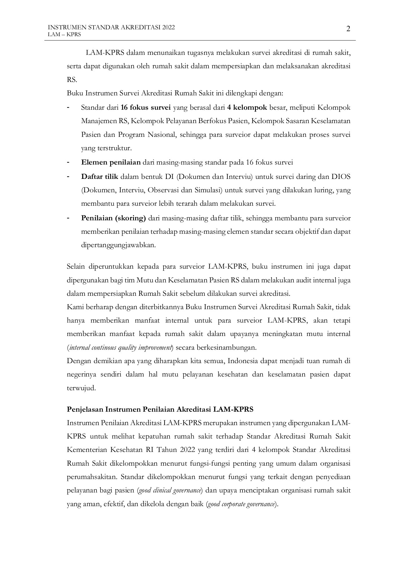 LAM KPRS_BUKU INSTRUMEN AKREDITASI_EDISI 2022 - khalidsaleh0404 - Halaman 6 | PDF Online | PubHTML5