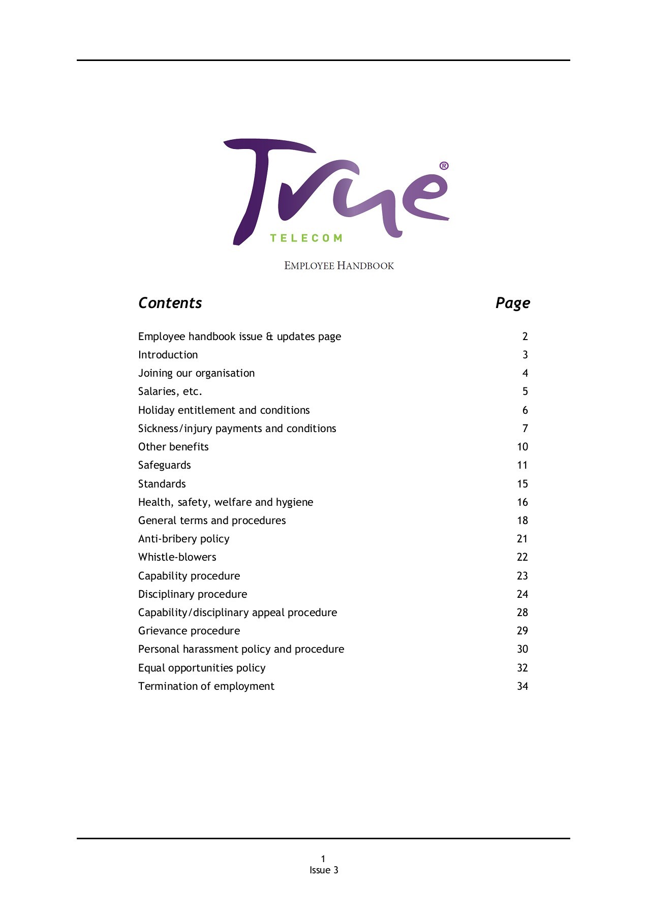 Employee Handbook - jmansell - Page 1 - 34 | Flip PDF Online | PubHTML5