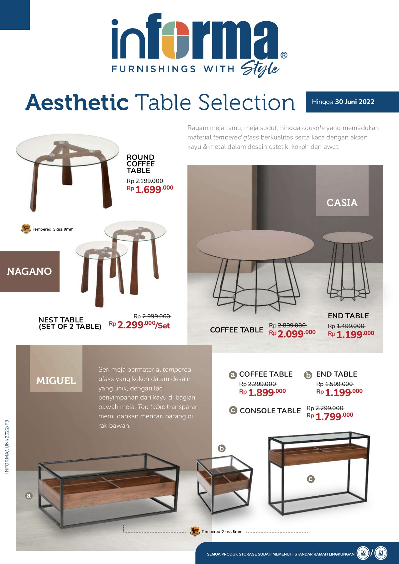 F3-GLASS TABLES - Informa Lippo Kupang - Halaman 1 - 3 | PDF Online ...