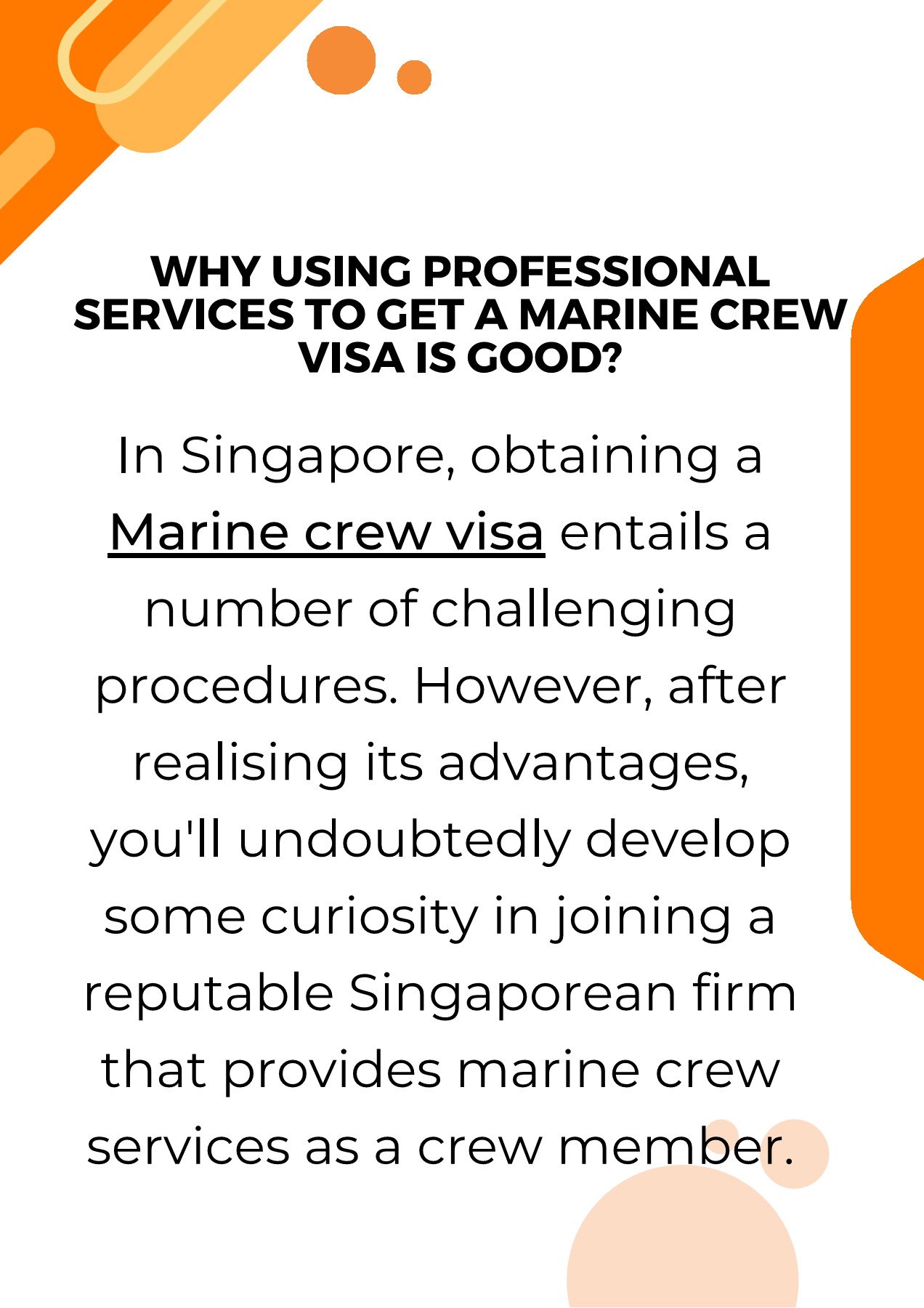 Why is Marine Crew Visa Important in Singapore - Trans Asia - Page 5 ...