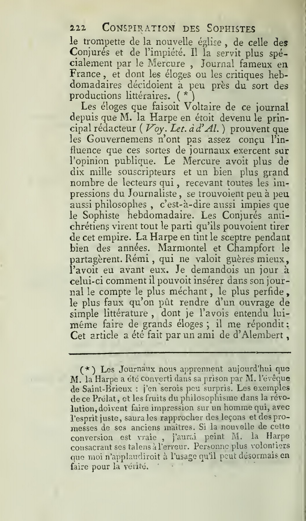 Mémoires pour servir a l'histoire du jacobinisme (Tome 1), par M. l'abbé Augustin Barruel - Guy ...