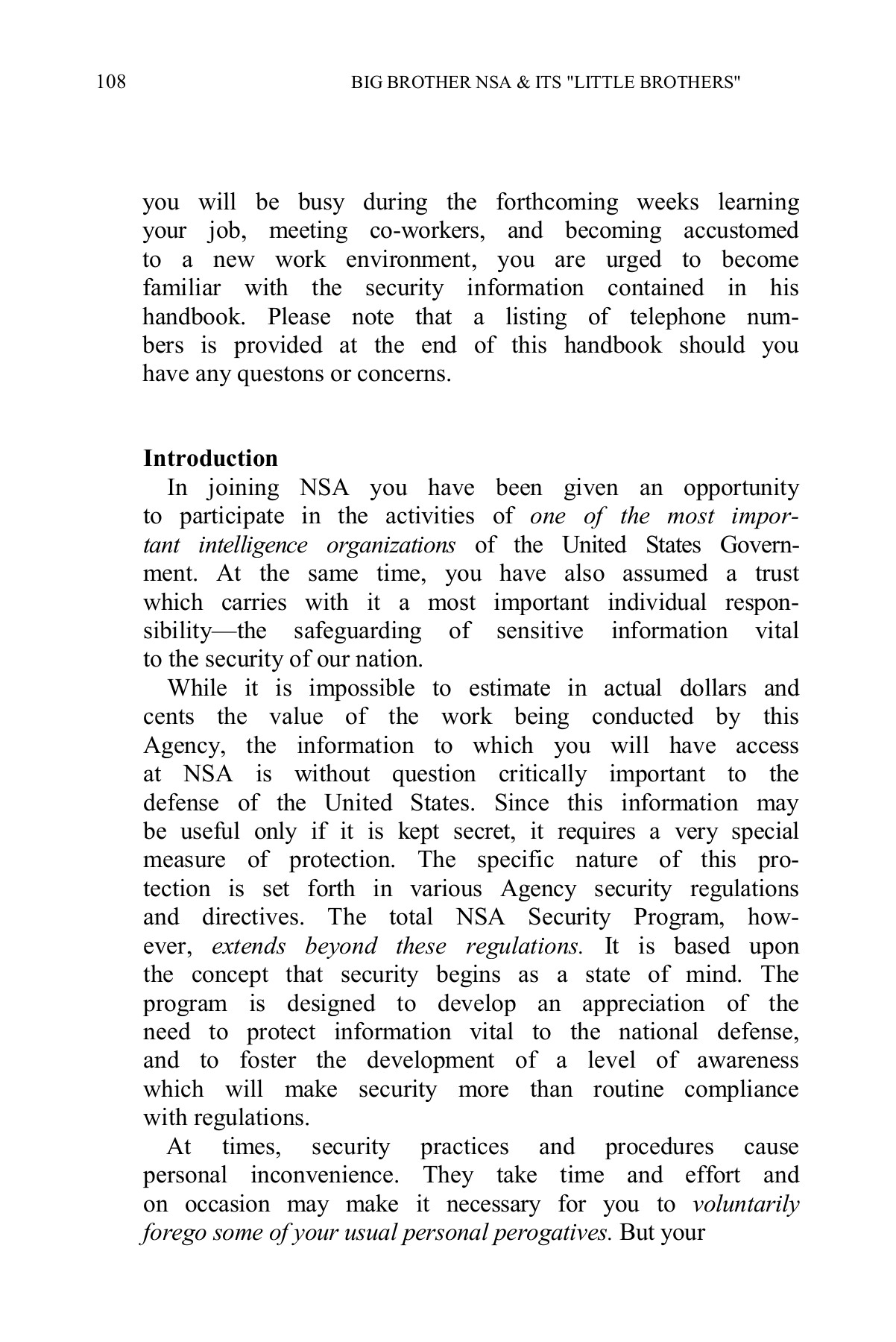 Big Brother NSA & its Little Brother, by Terry L. Cook - Guy Boulianne ...