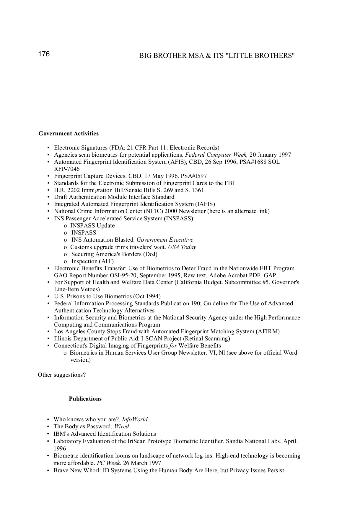 Big Brother NSA & its Little Brother, by Terry L. Cook - Guy Boulianne ...