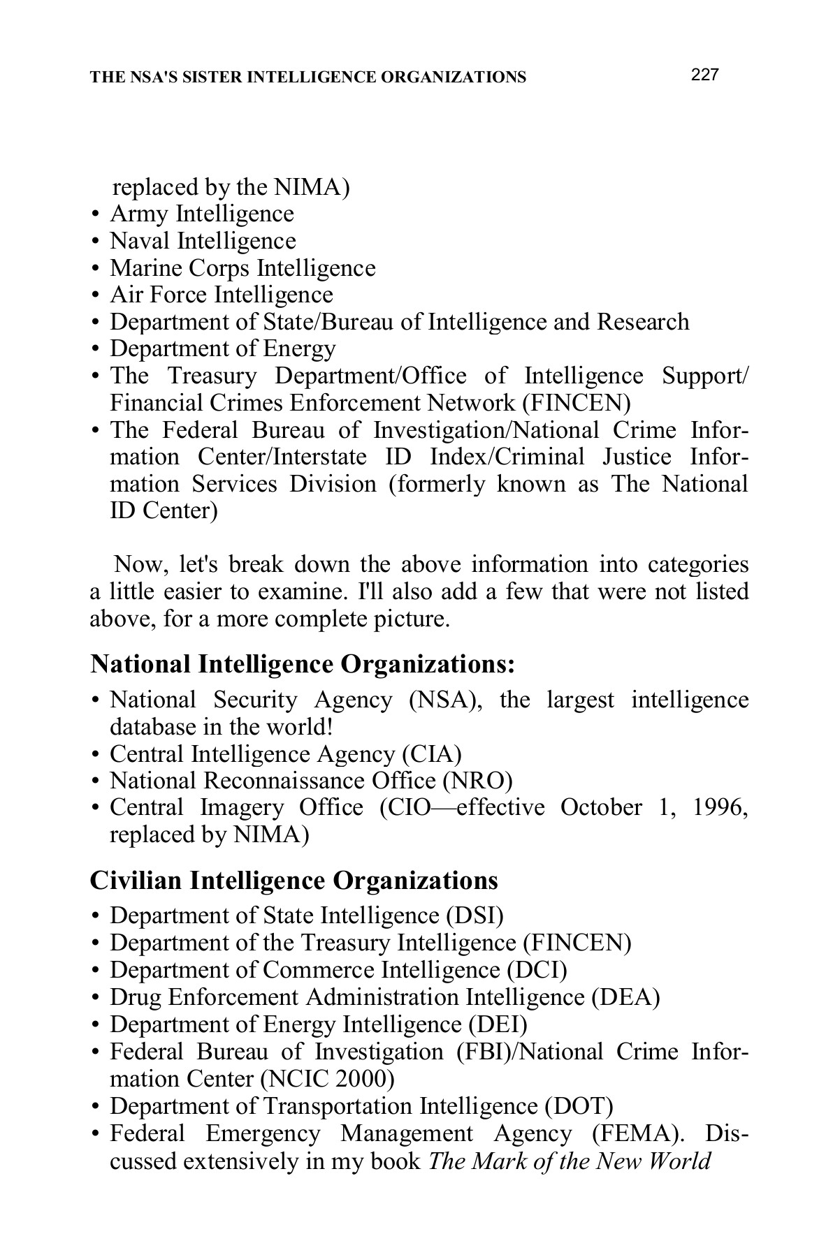 Big Brother NSA & its Little Brother, by Terry L. Cook - Guy Boulianne ...