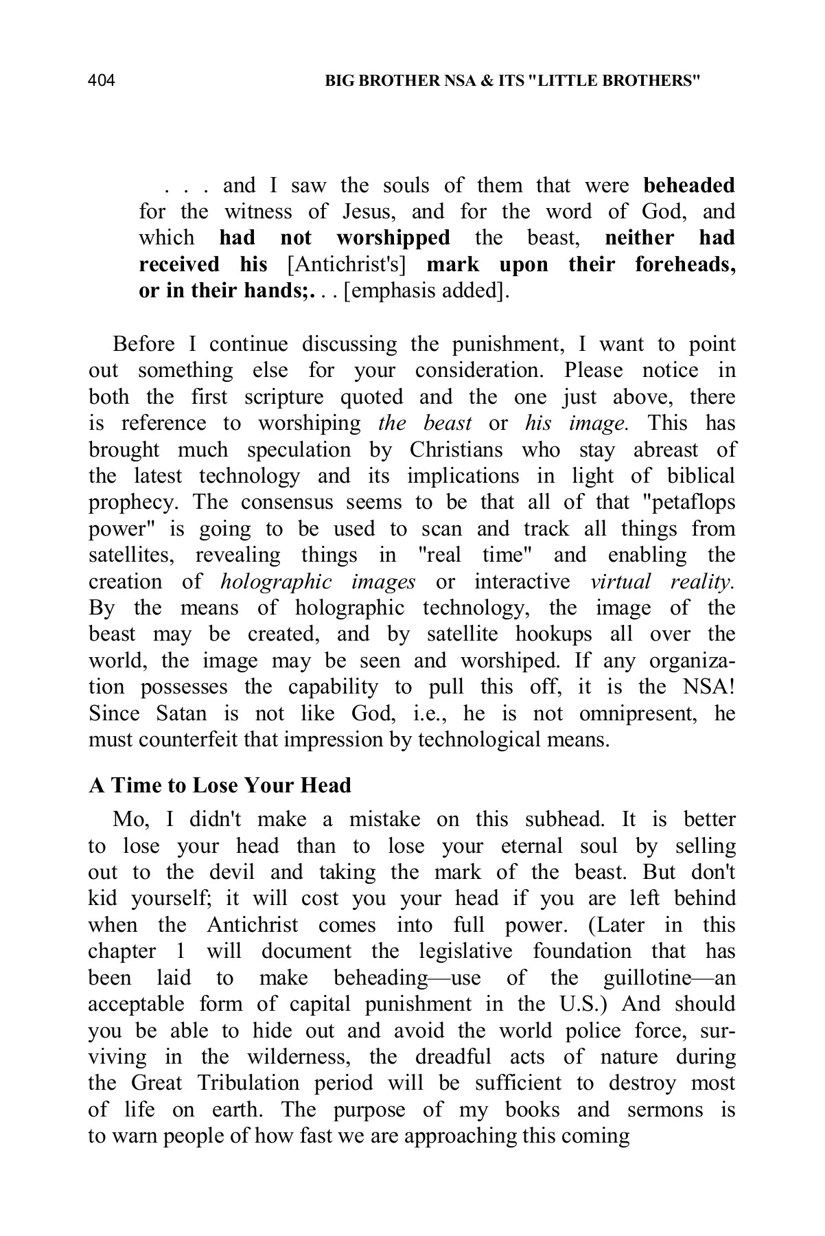 Big Brother NSA & its Little Brother, by Terry L. Cook - Guy Boulianne ...