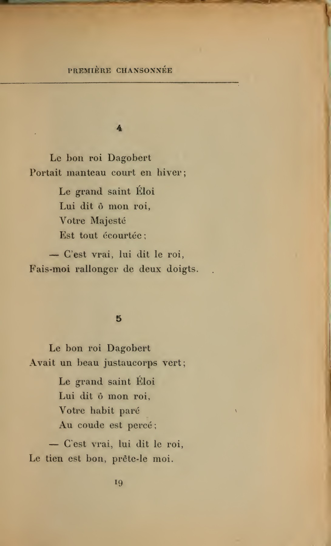 La Chanson du roi Dagobert - première chansonnée, par Charles Péguy ...