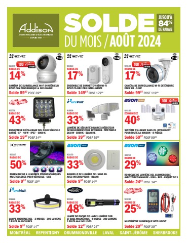 Addison Électronique - Circulaire d'août 2024
