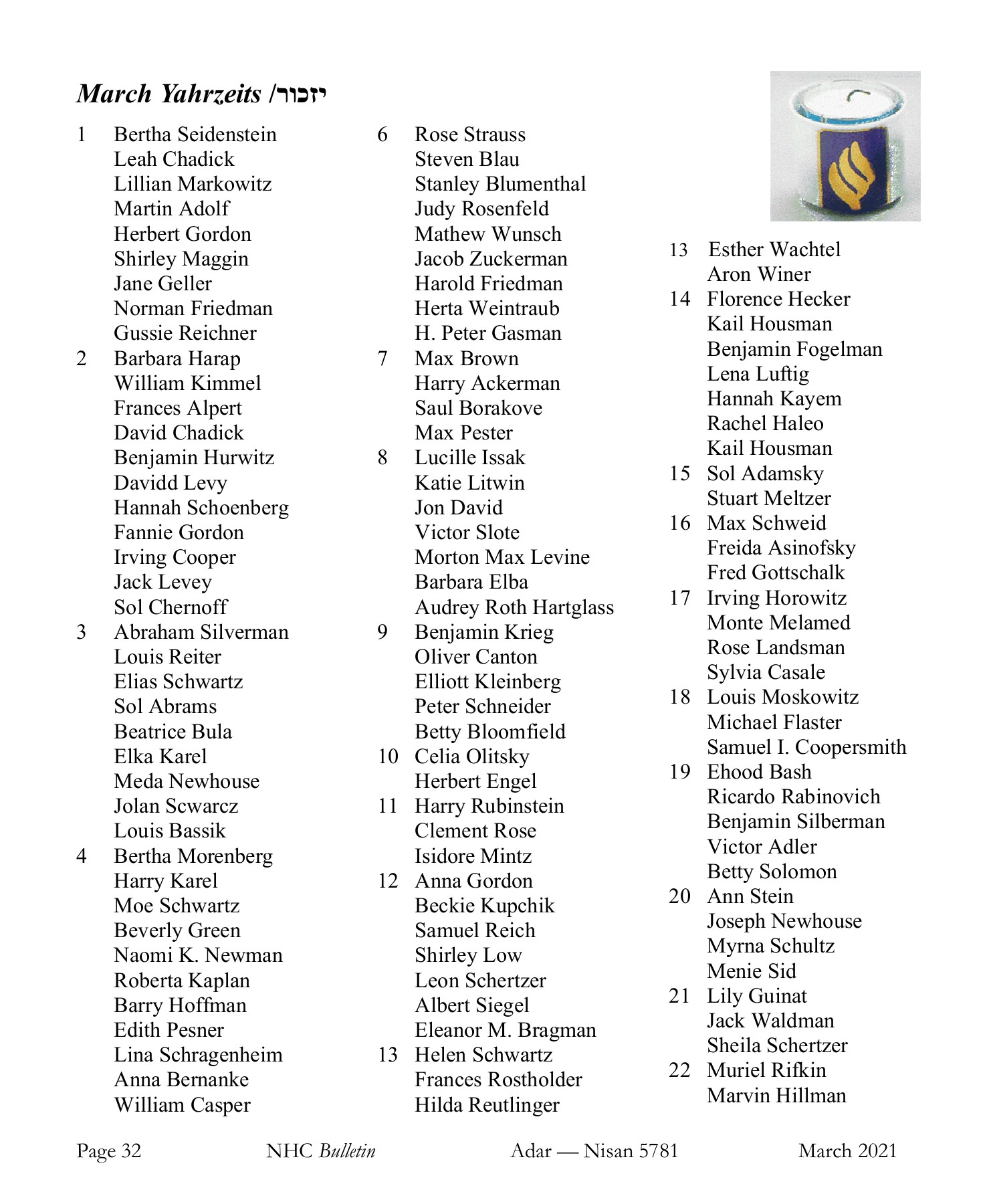 NHC Bulletin Mar 2021 - dave.leon - Page 32 | Flip PDF Online | PubHTML5