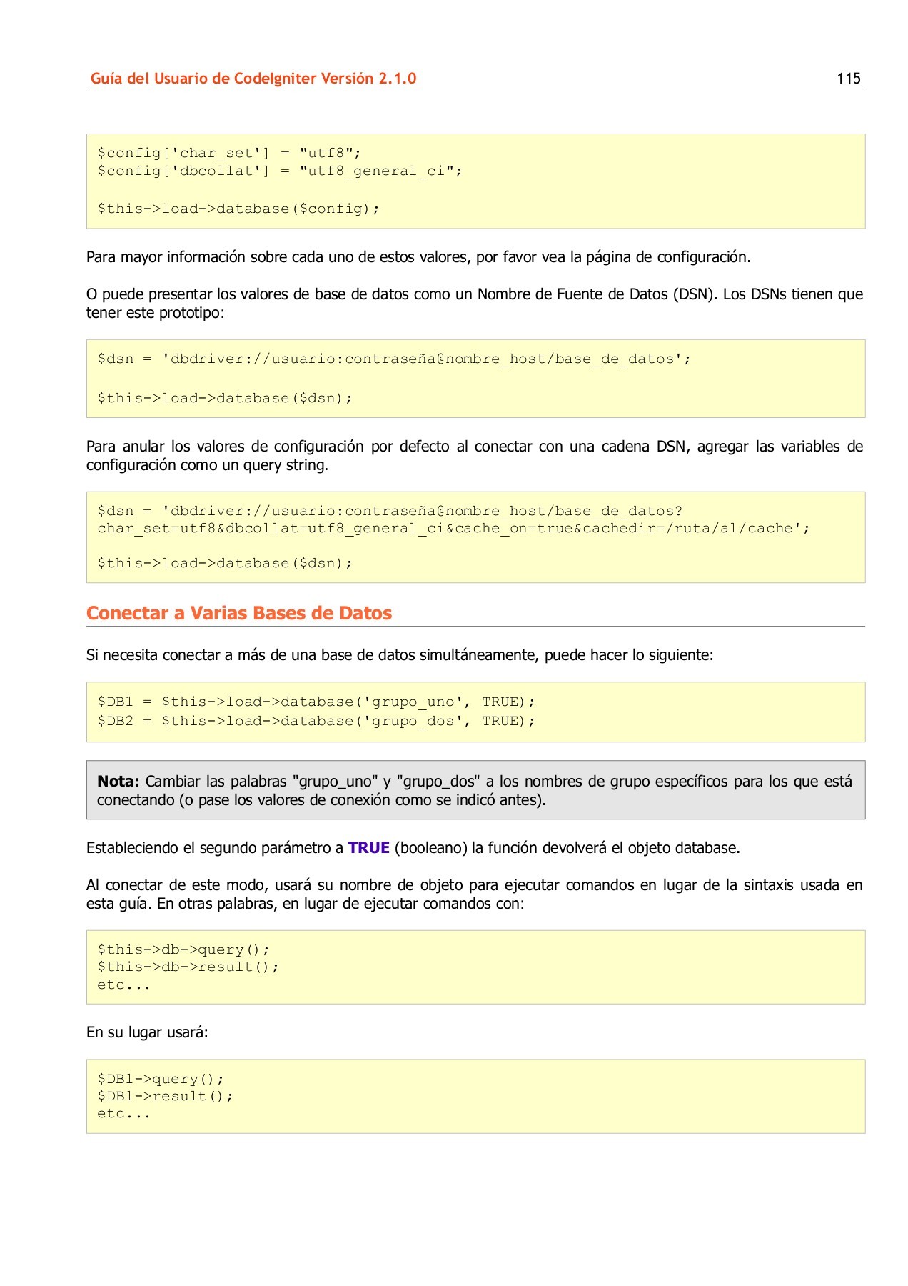 guia Codeigniter - isaacvqz - Página 115 | Flip PDF en línea | PubHTML5