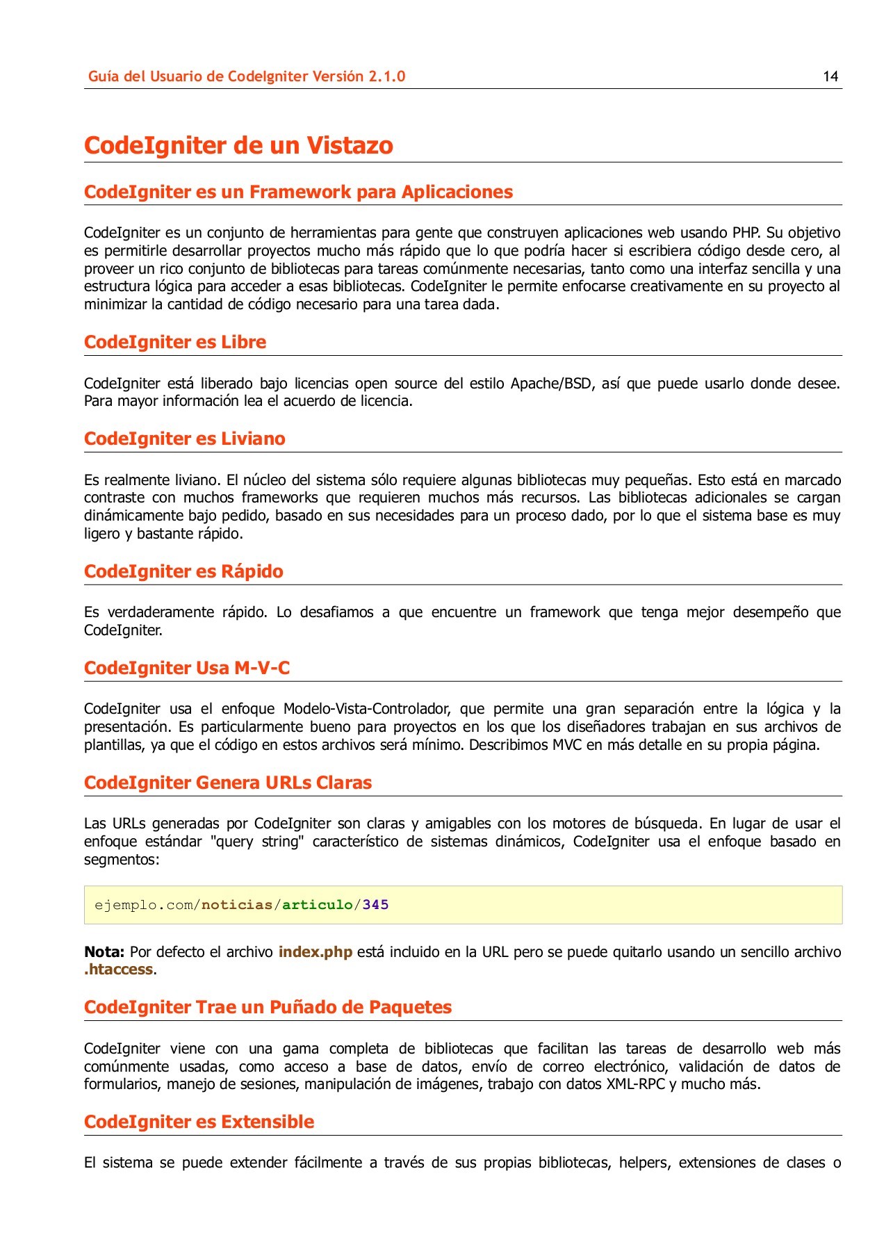 guia Codeigniter - isaacvqz - Página 14 | Flip PDF en línea | PubHTML5
