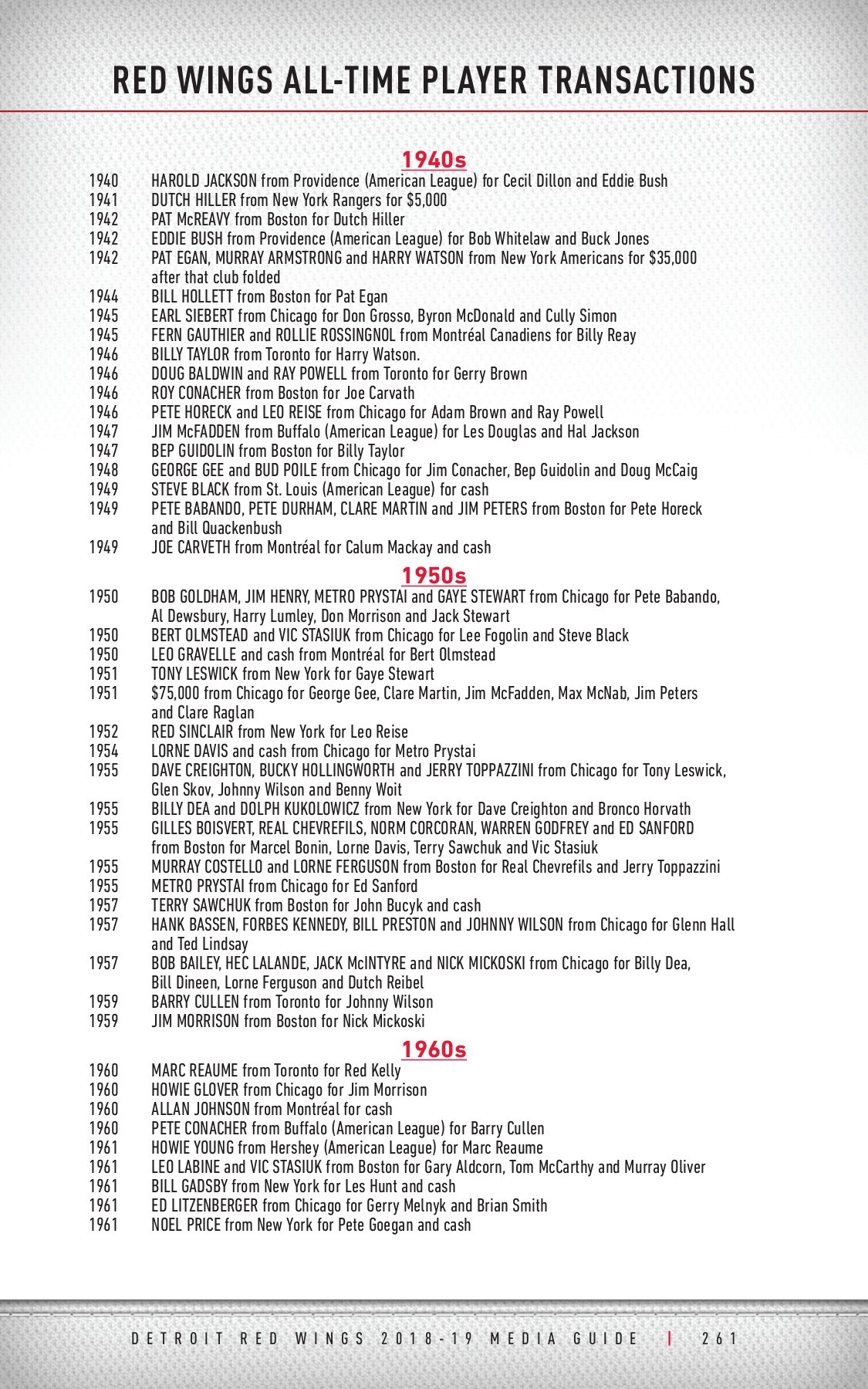 Detroit Red Wings 2018-19 Media Guide - districtitadmin - Page 262 ...