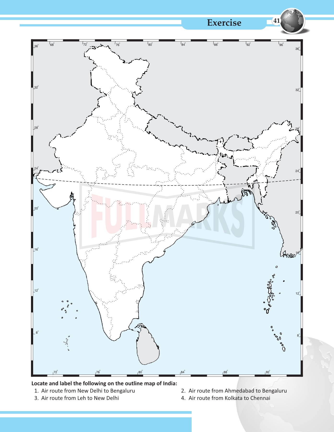 Active Map Practice Book Class 4 - Full Marks Pvt Ltd - Page 42 | Flip ...