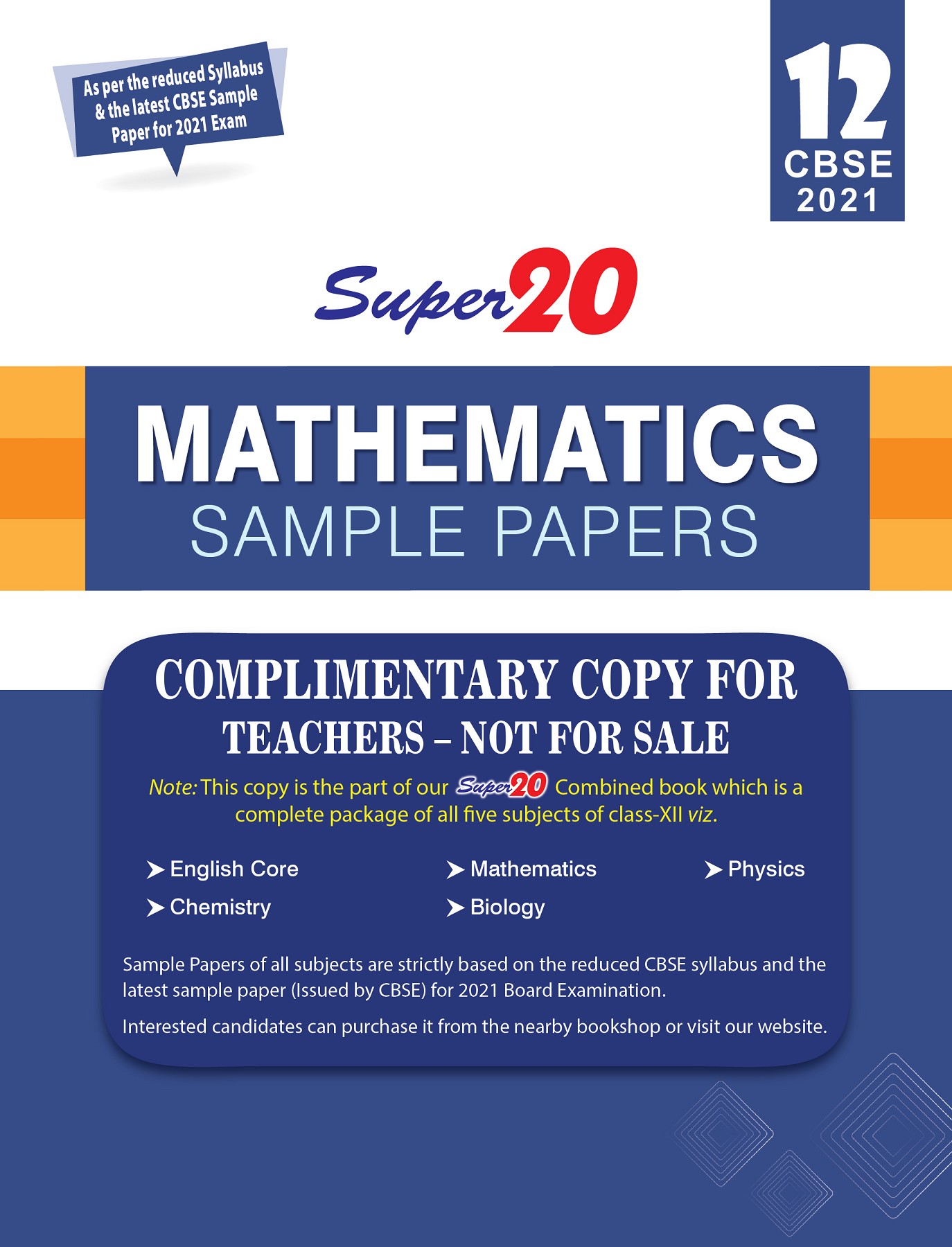 Super 20 Mathematics Class 12 Complimentary Book - Full Marks Pvt Ltd ...