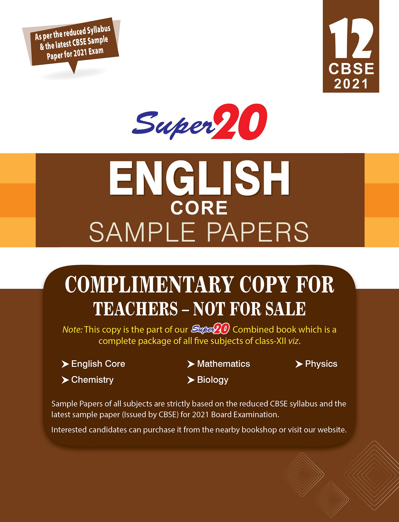 Super 20 English Core Class 12 Complimentary Book - Full Marks Pvt Ltd ...