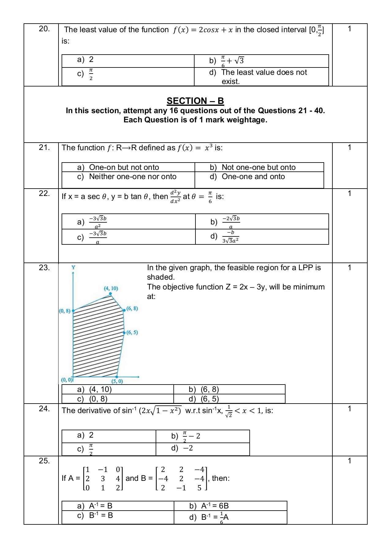 Maths CBSE Sample Papers 2021-22 Class 12 - Full Marks Pvt Ltd - Page 4 ...