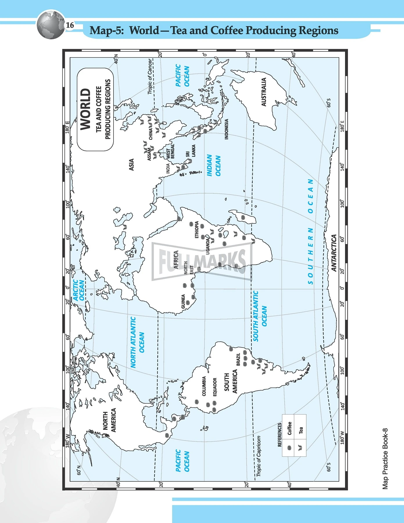 Active Map Practice Book Class 8 (Geography & History) - Full Marks Pvt ...