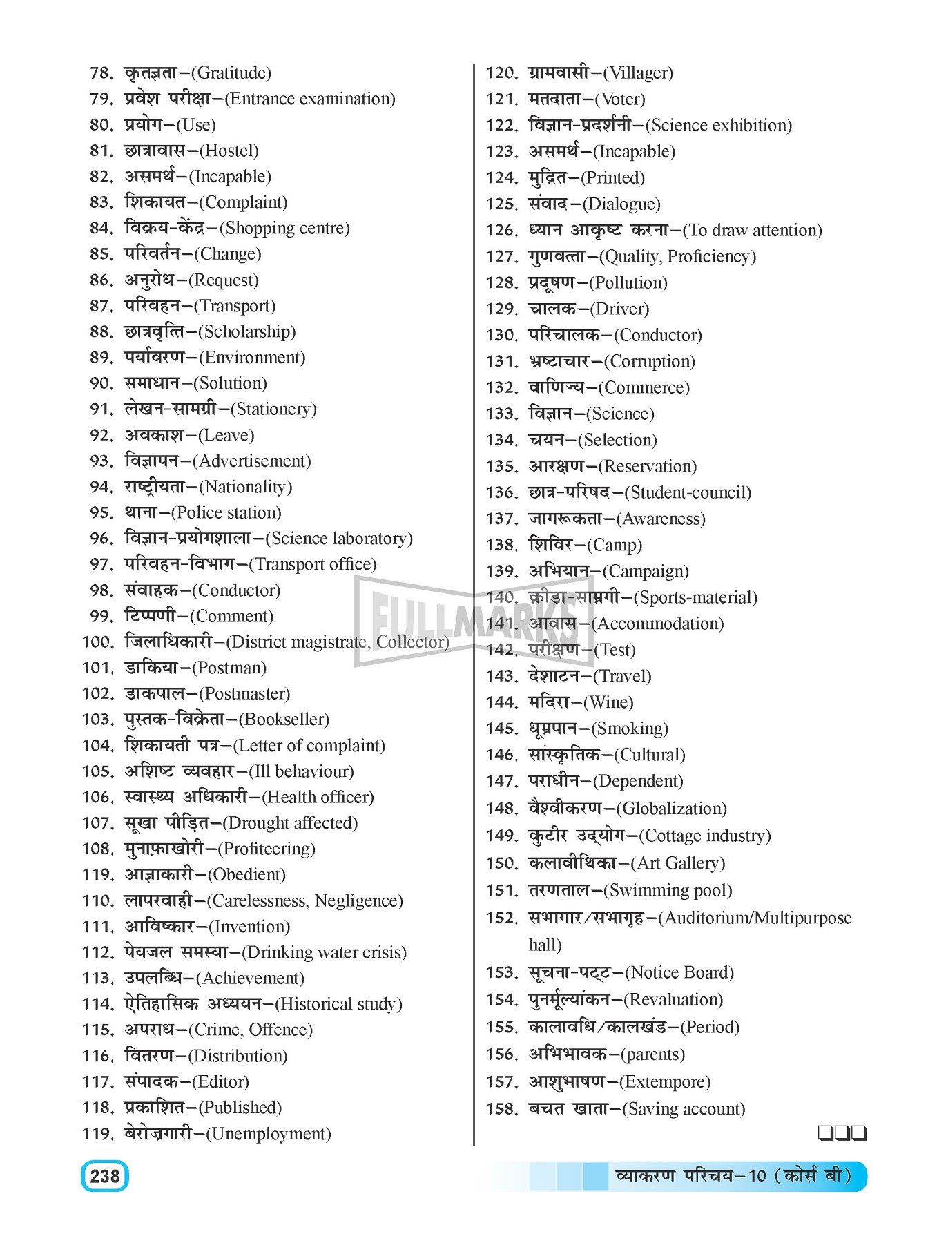 Vyakaran Parichay Class 10 Course B - Full Marks Pvt Ltd - पृष्ठ 78 | पीडीएफ ऑनलाइन फ्लिप करें ...