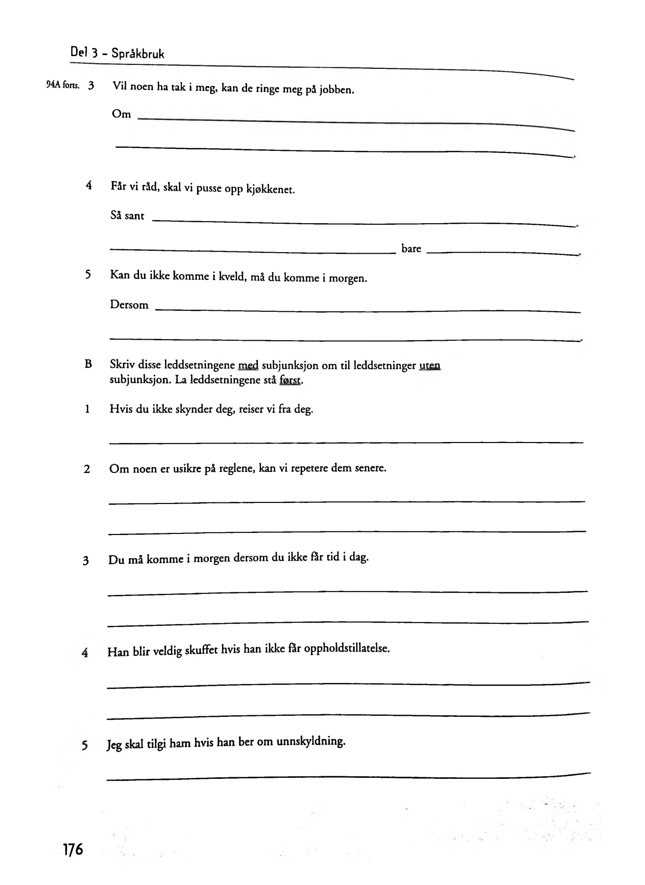 Arbeidsbok til Håndbok i Grammatikk og språkbruk 2006(1) - athemit ...