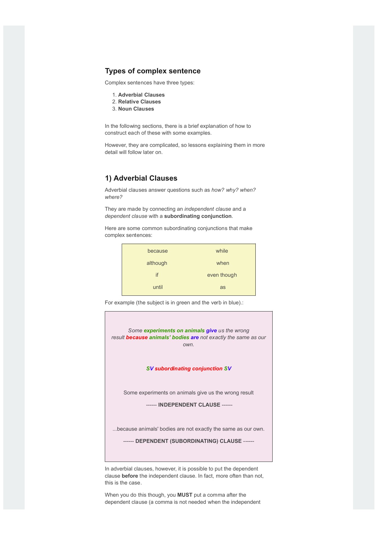 Summary of Sentence Writing in English - Mr.Phi's e-Library - Trang 7 ...