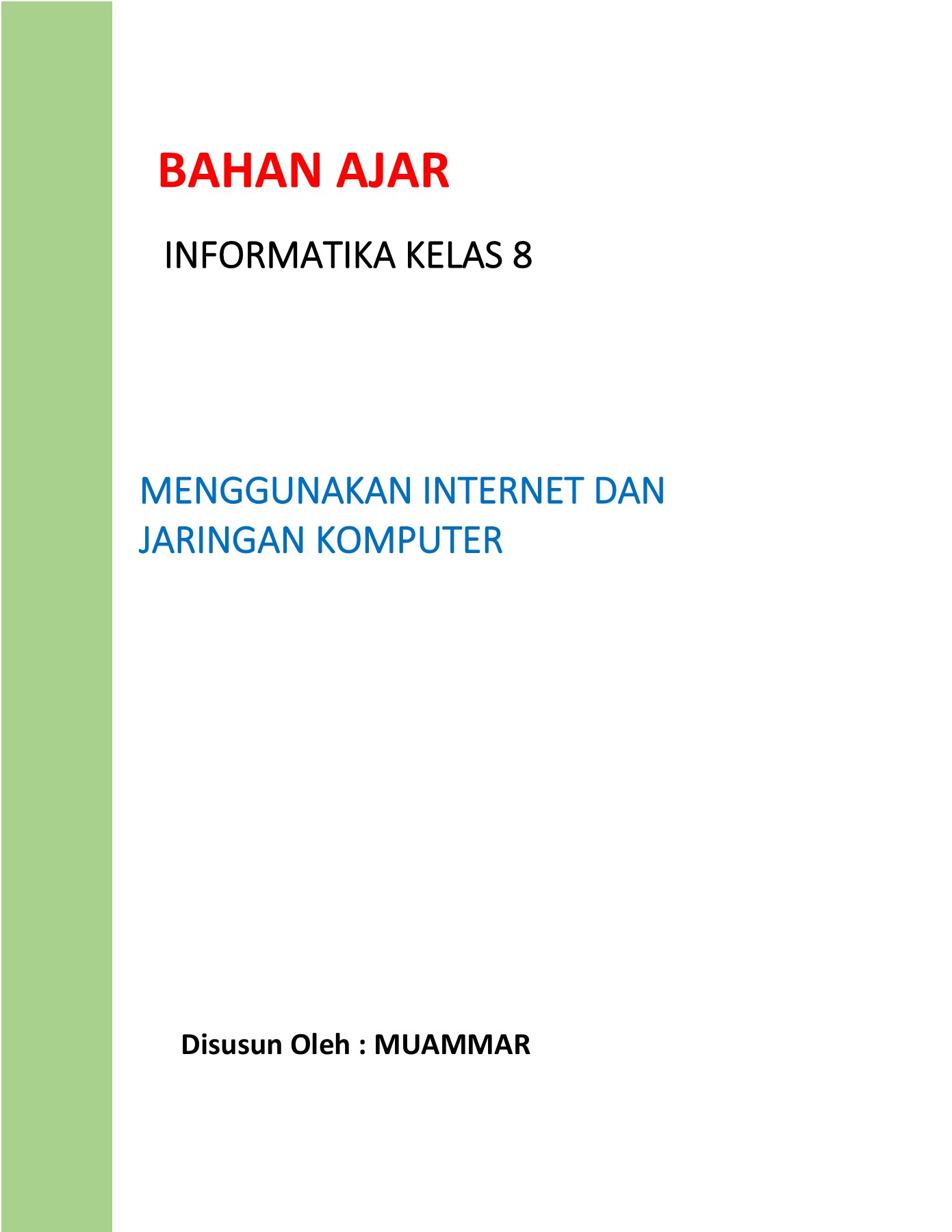 Materi Ajar 3_MENGGUNAKAN JARINGAN KOMPUTER DAN INTERNET (FIX) - Muammar - Halaman 1 - 17 | PDF ...