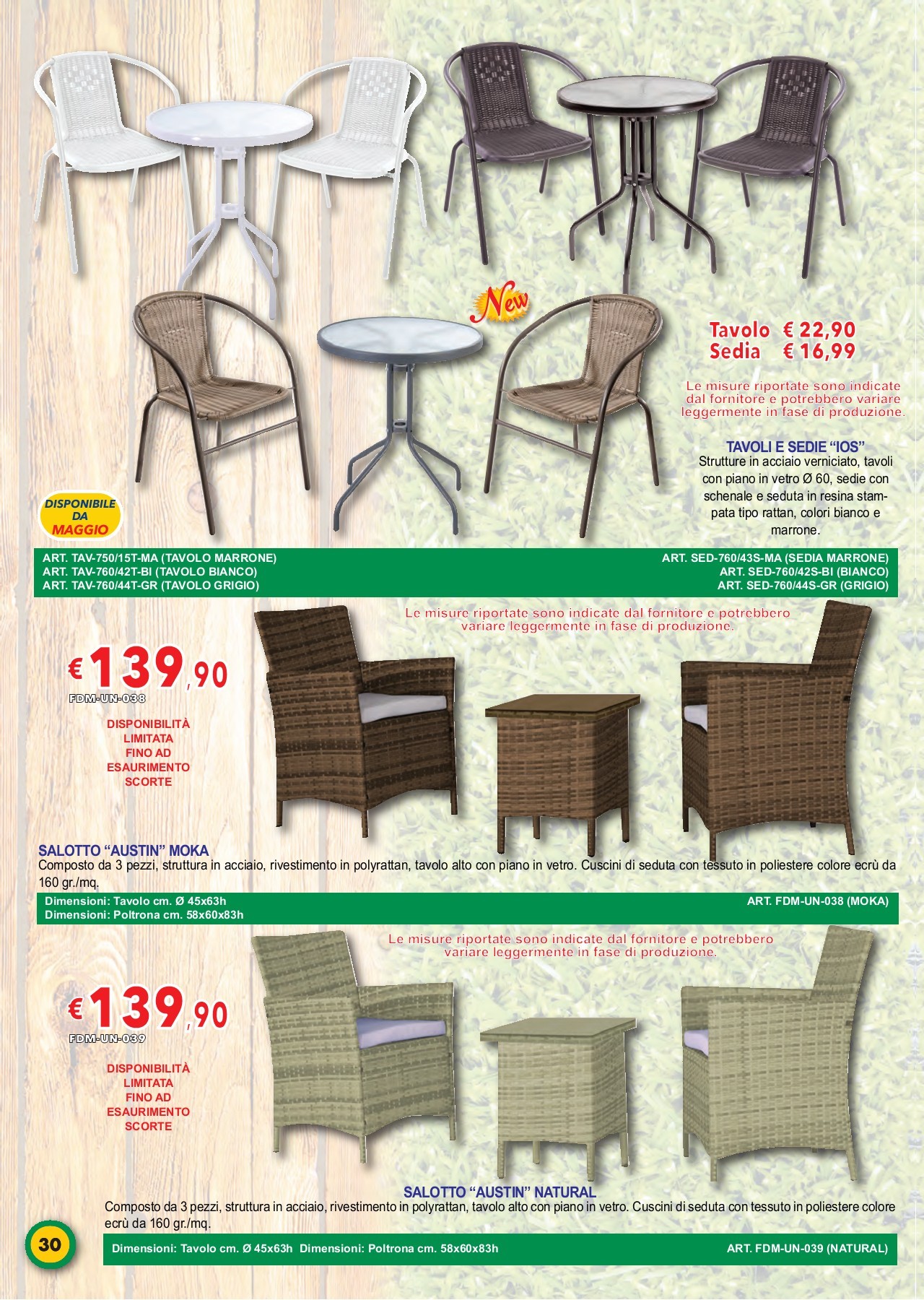 Catalogo Arredo esterni e Giardino | Primavera - Estate 2019 - giuseppina.pisana1 - Pagina 30 ...