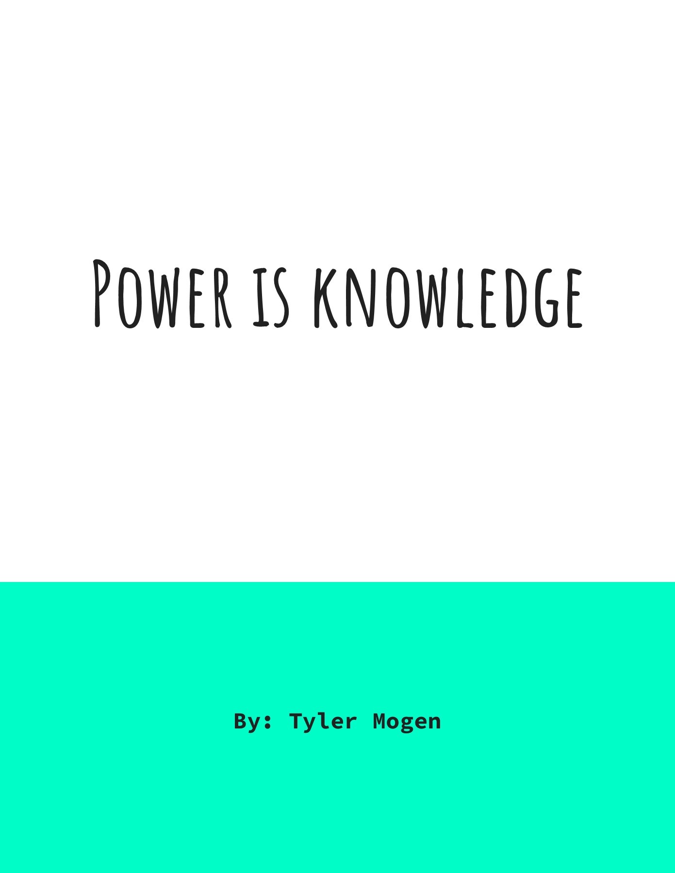 Power is Knowledge - denecarter - Page 1 | Flip PDF Online | PubHTML5
